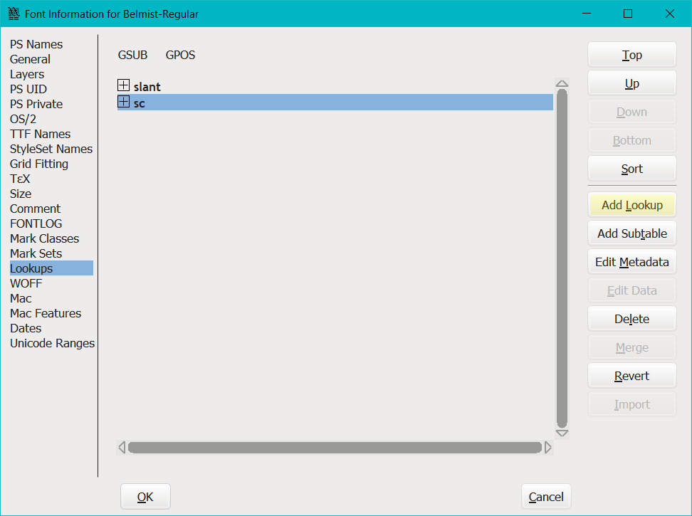 How To Create Contextual Ligature Lookup Tables In Fontforge Font Tutorials